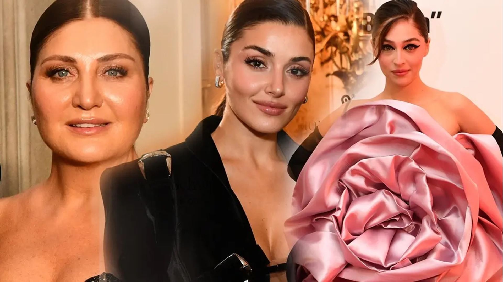 Defileye ünlü akını! Sibel Can, Hande Erçel, Cemre Baysel şıklık ...