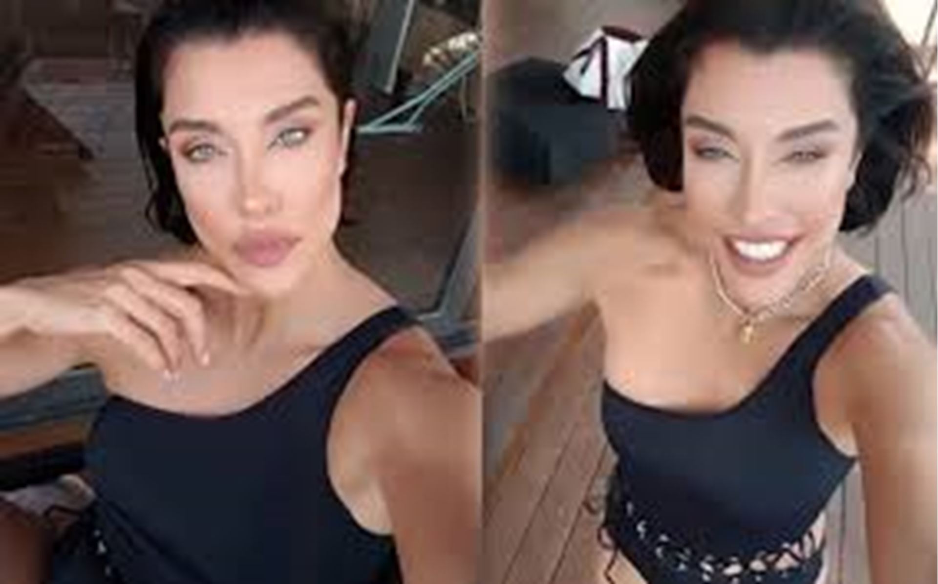 Deniz Akkaya cesur pozlarıyla sosyal medyanın gündemine oturdu