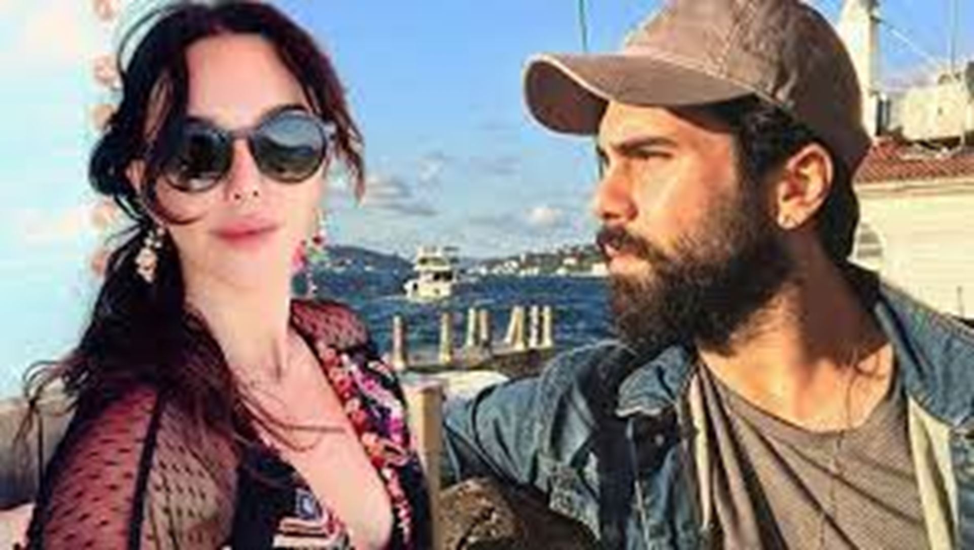 Hande Ataizi'den sevgilisi Dinç Aydoğdu ile romantik poz