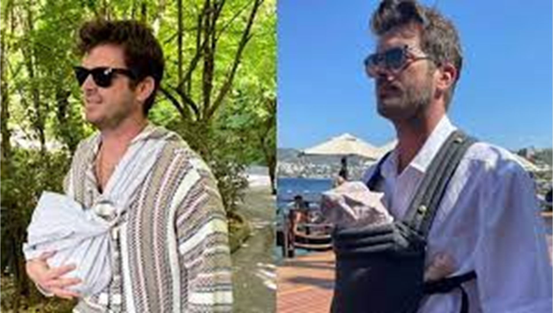 Kıvanç Tatlıtuğ oğlu Kurt Efe ile tatil pozu verdi